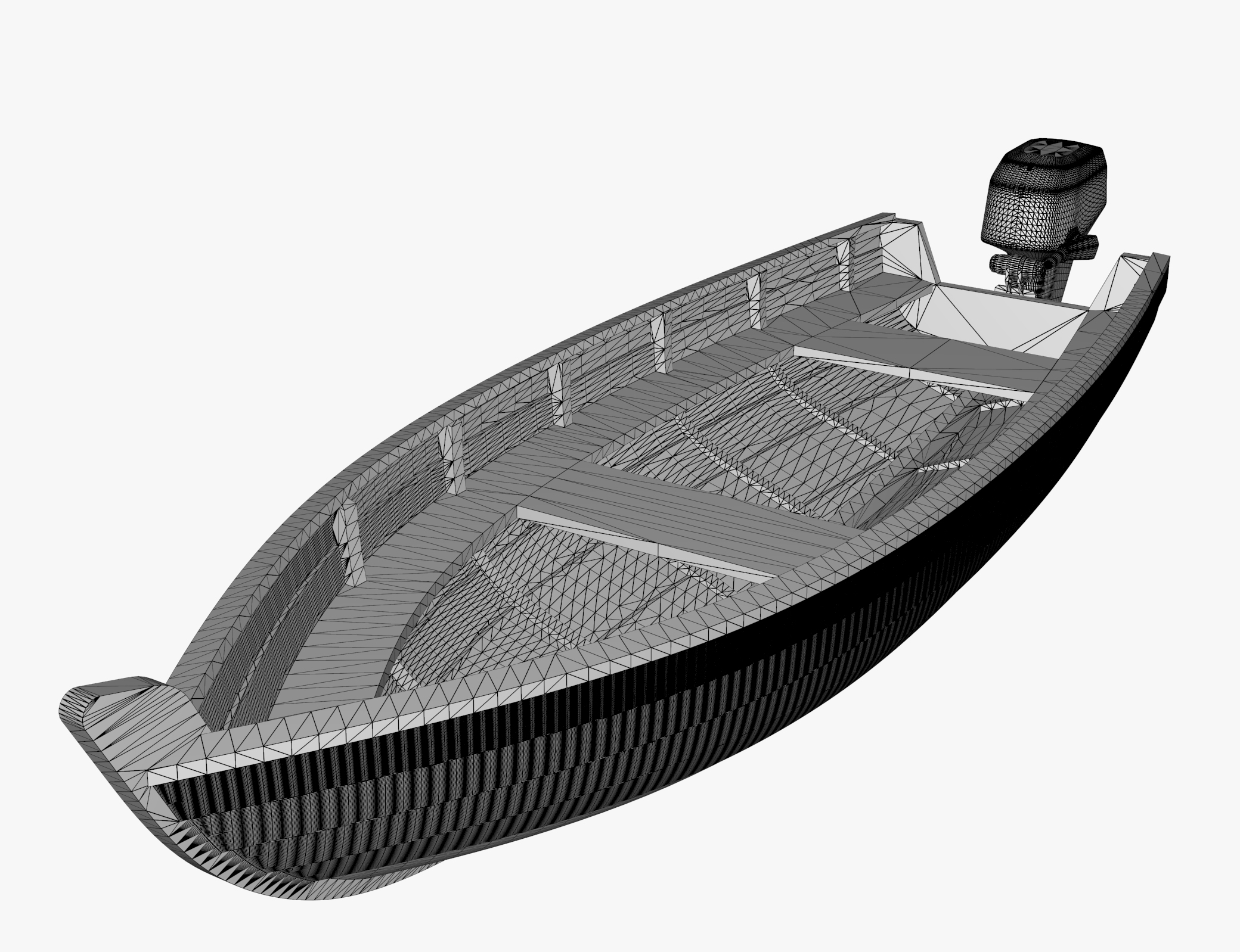 modelo 3d Barco de pesca gratis - TurboSquid 1692699