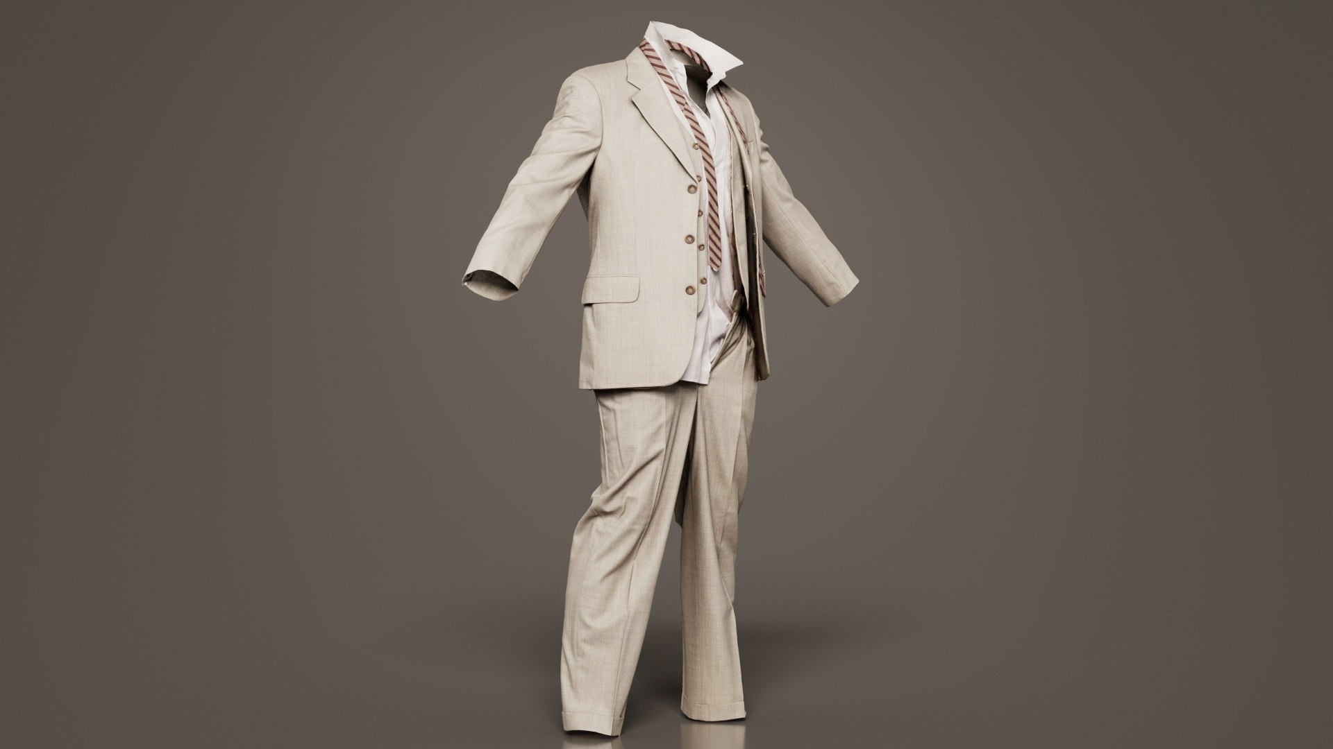 Suit B Undone Remastered 3D - TurboSquid 2360038