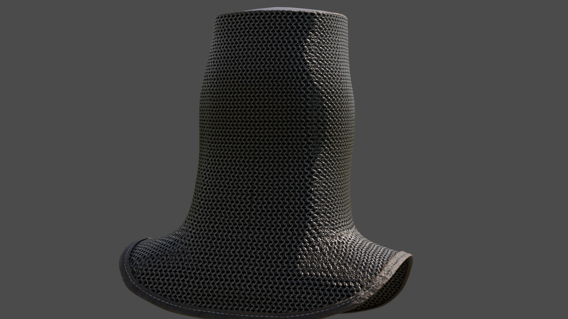 3D Chainmail Medieval Helmet Model - TurboSquid 2139514