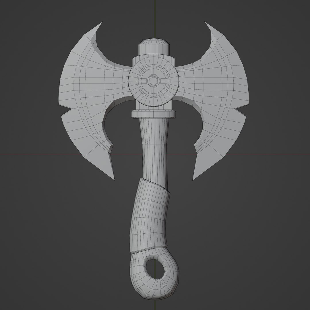 Stylized Fantasy Axe Model - TurboSquid 2285262