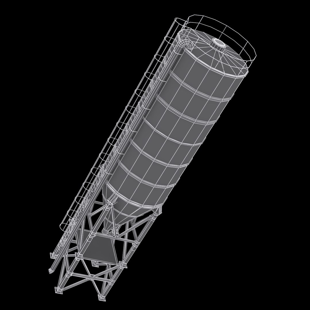 3d model silo