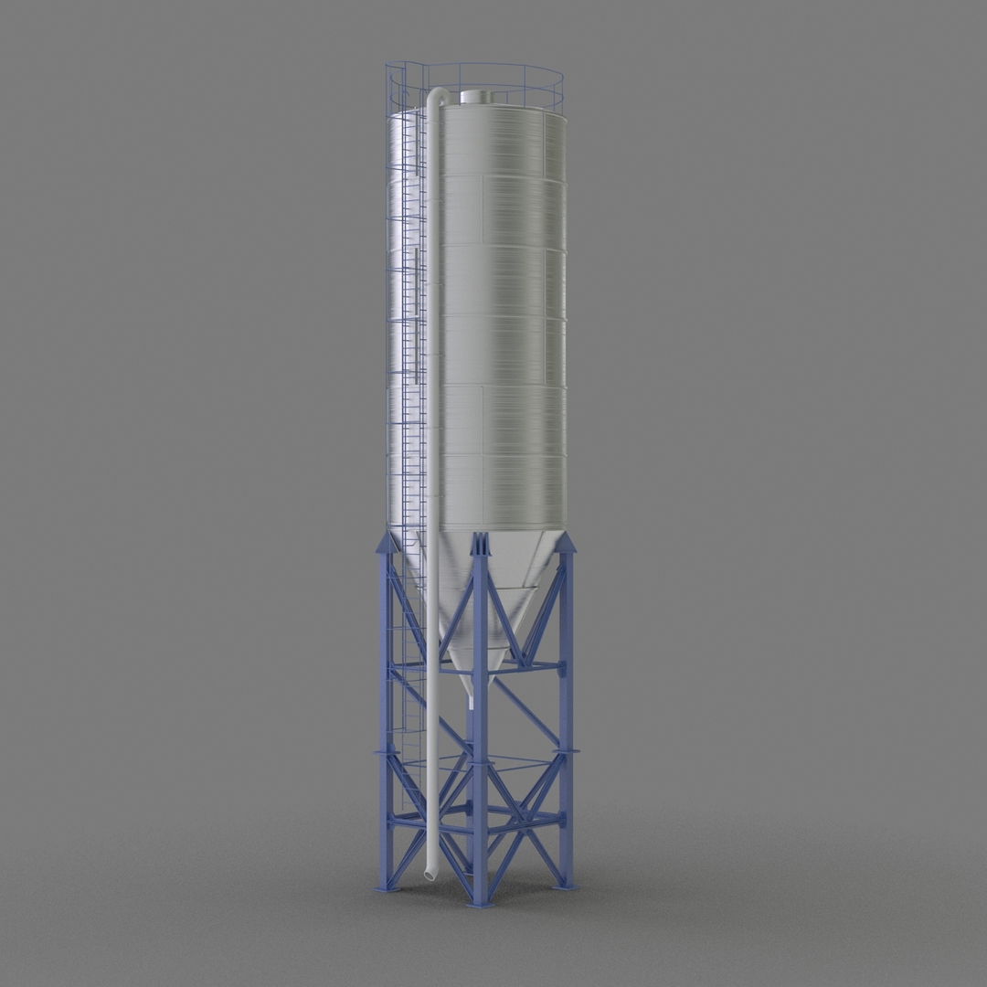3d model silo