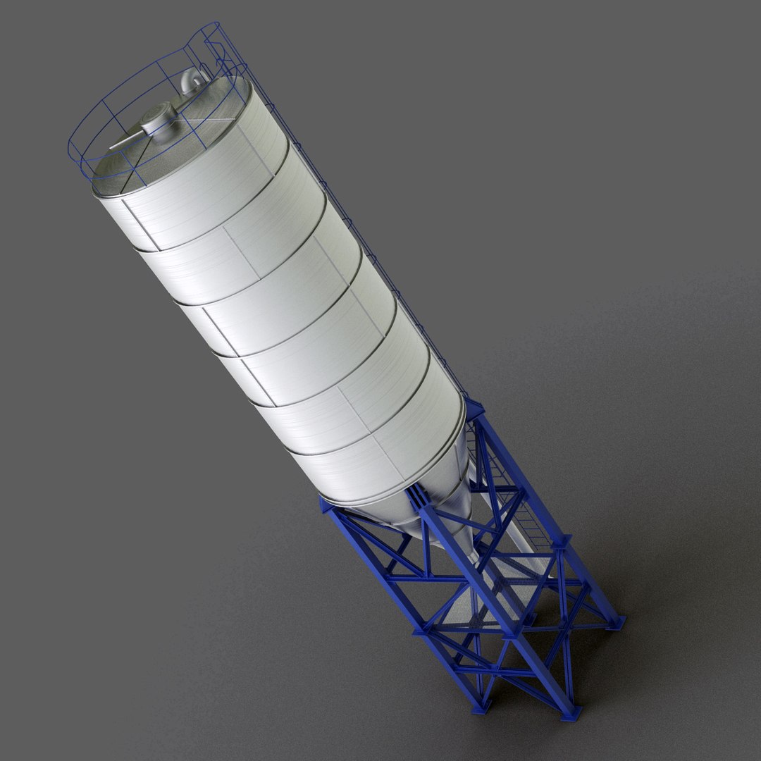 3d model silo