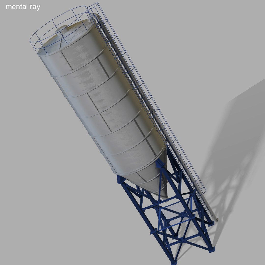 3d model silo