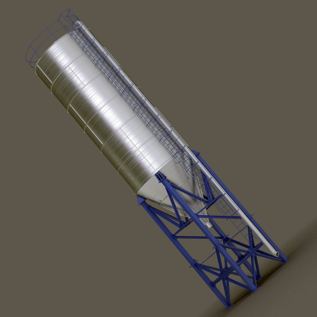 3d model silo
