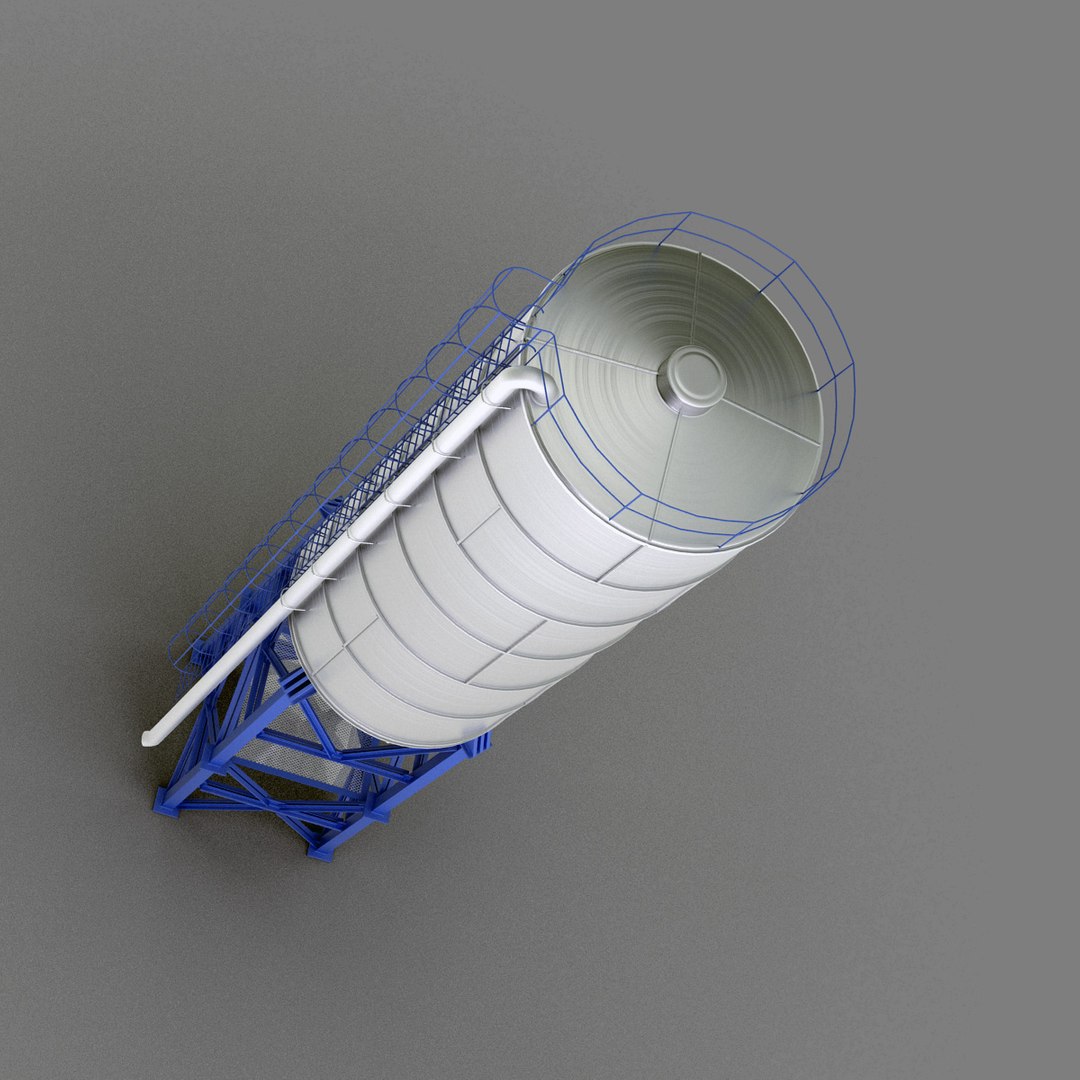 3d model silo