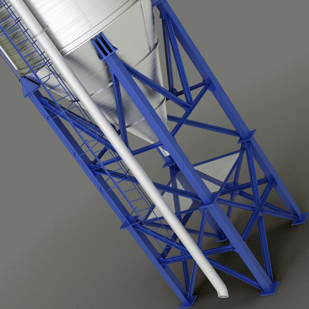 3d model silo