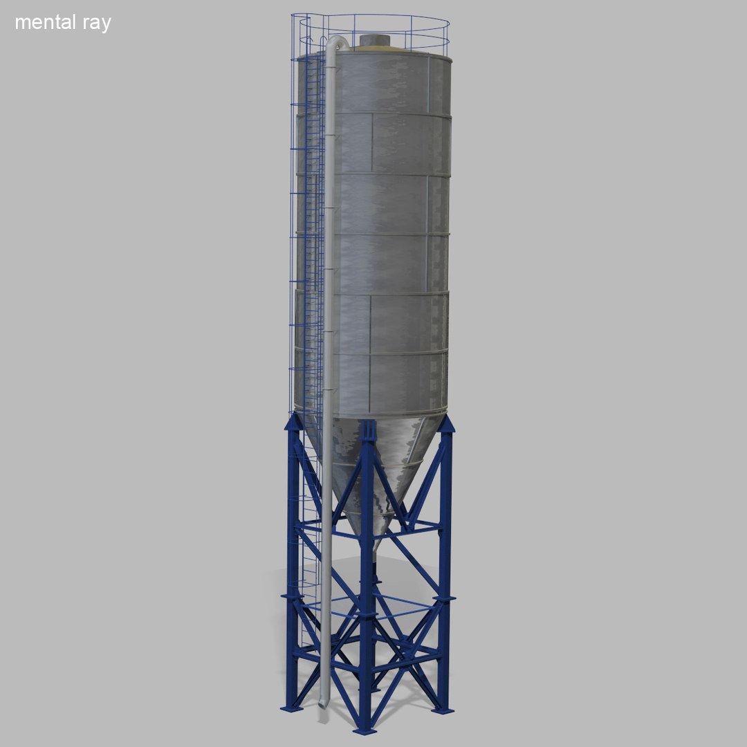 3d model silo