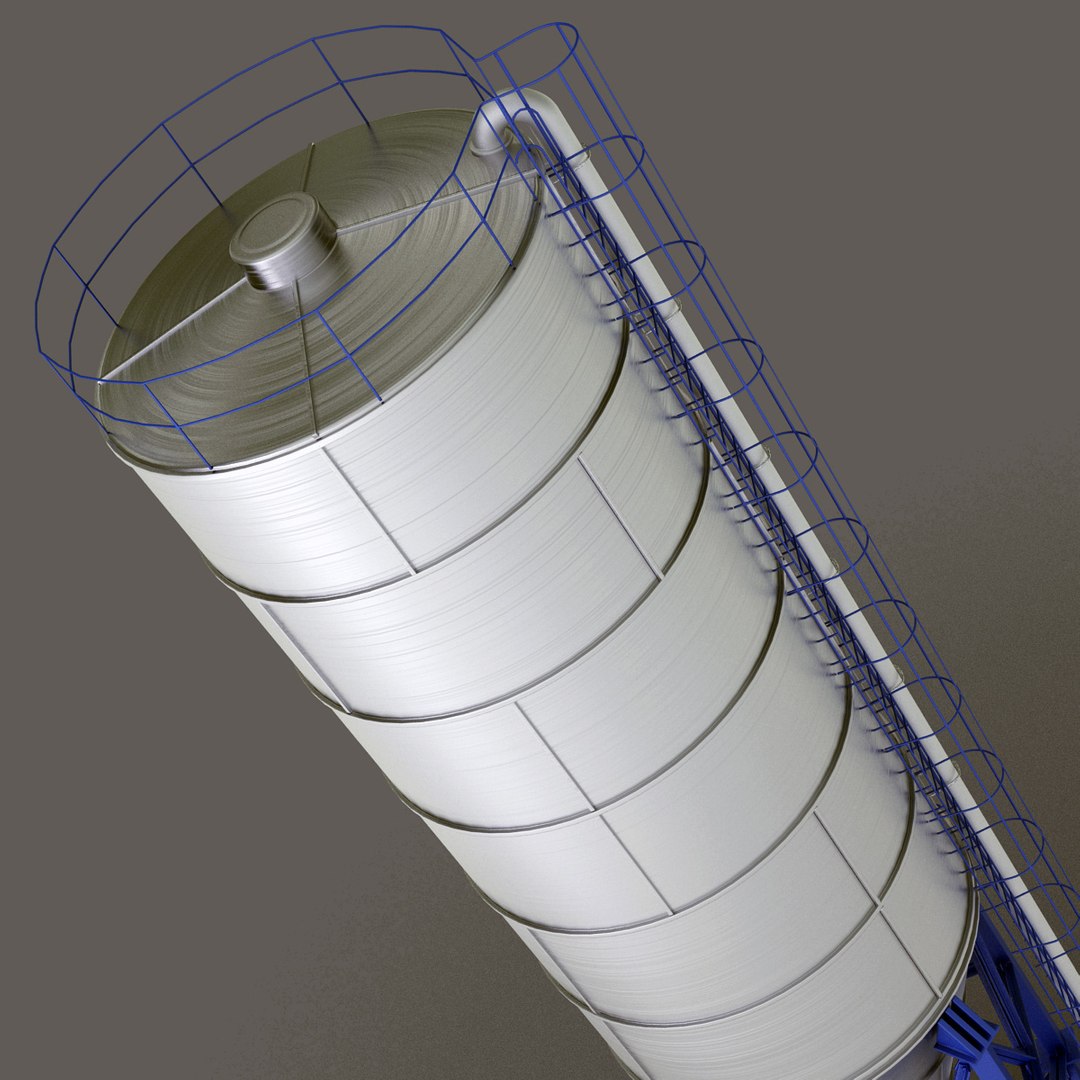 3d model silo