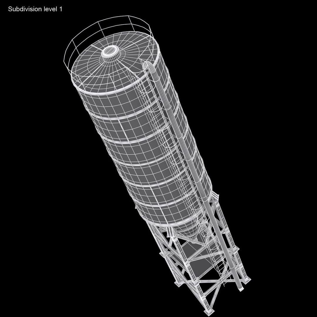 3d model silo