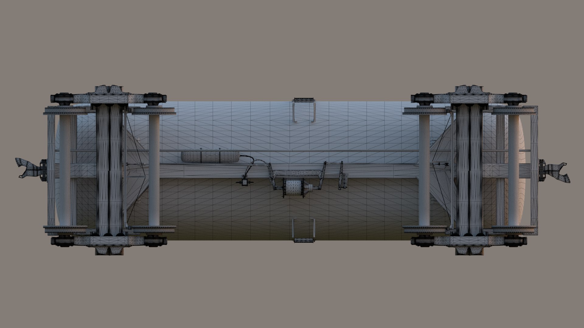 3d tank wagon model
