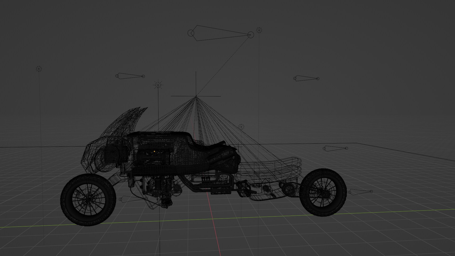 Cosmic Bike Black 3D model - TurboSquid 2078825