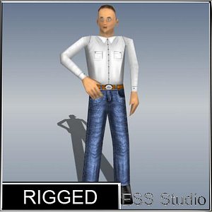 Rigged 3D Human Rig Models For Download | TurboSquid