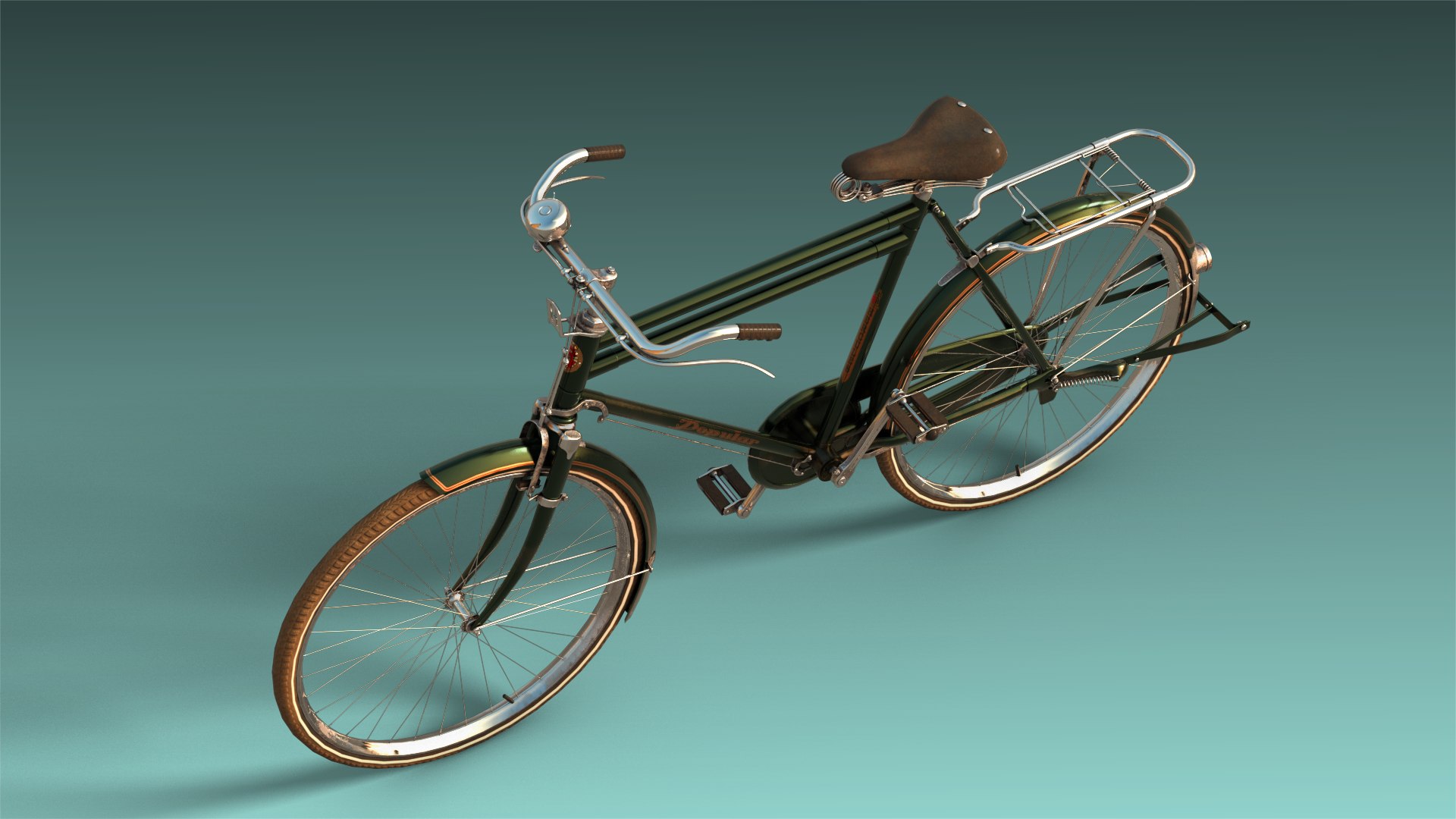 Low-poly Bicycle 3D Model - TurboSquid 1634000
