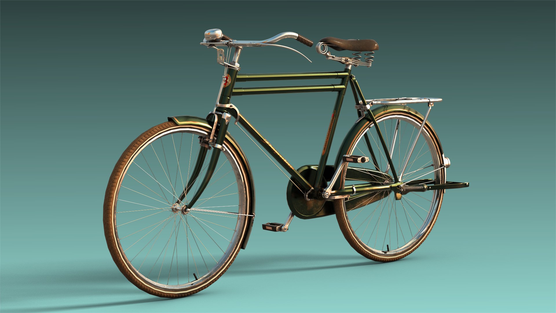 Low-poly Bicycle 3D Model - TurboSquid 1634000