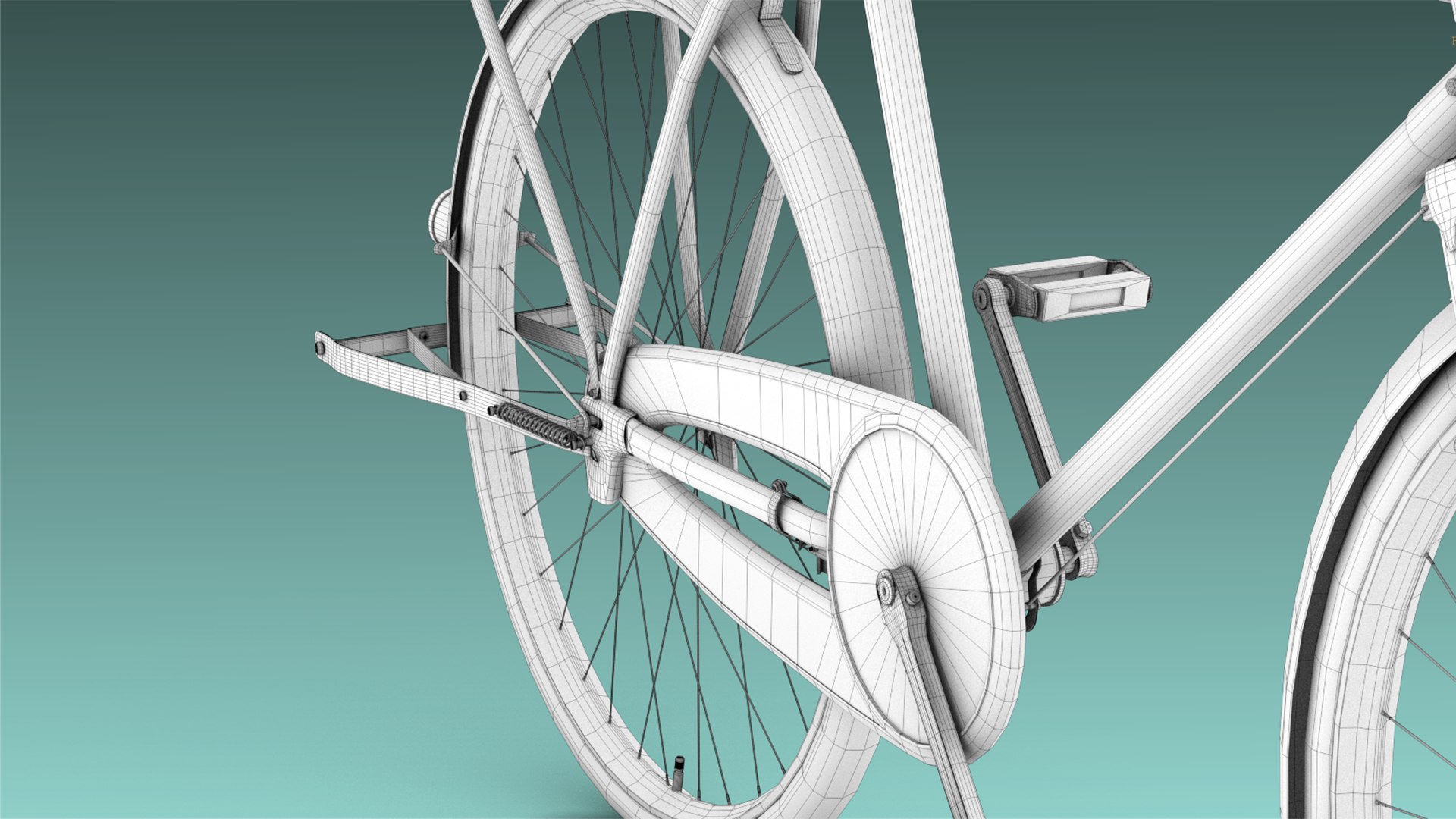 Low-poly Bicycle 3D Model - TurboSquid 1634000