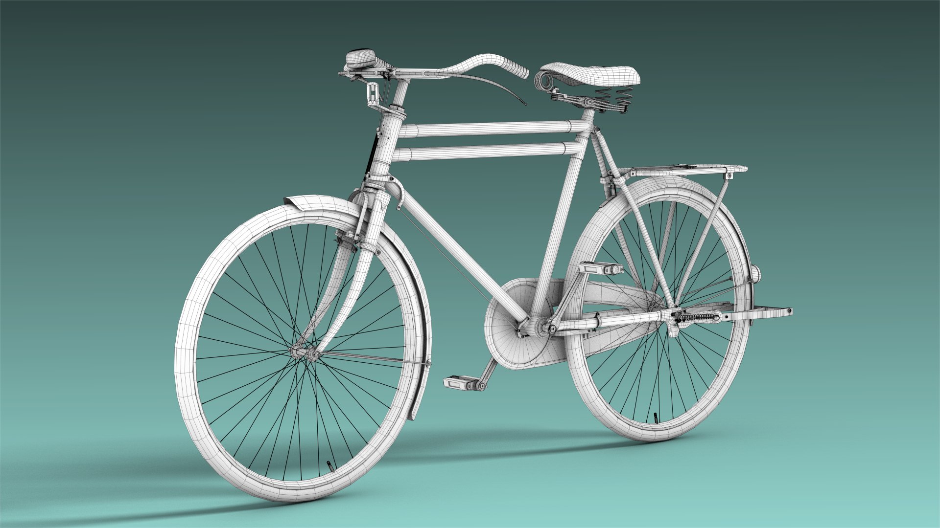 Low-poly Bicycle 3D Model - TurboSquid 1634000