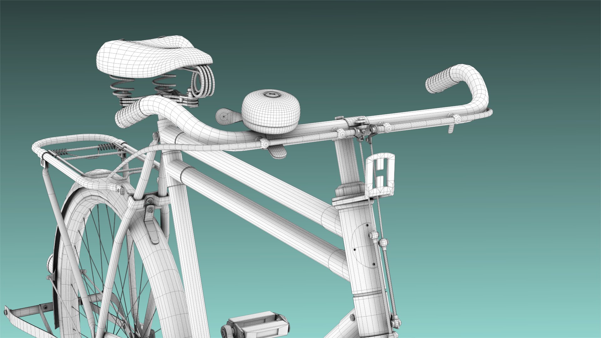 Low-poly Bicycle 3D Model - TurboSquid 1634000