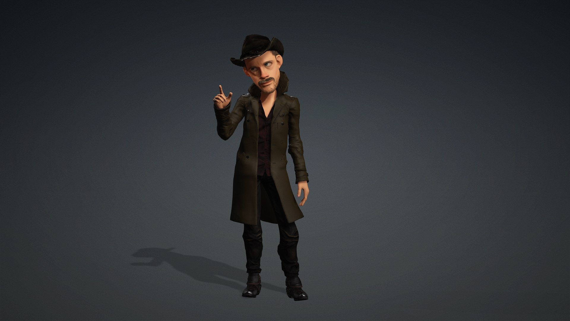 3D Toon-Cowboy - TurboSquid 2351013