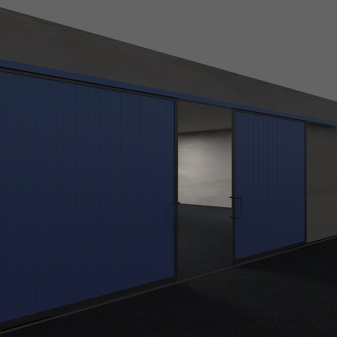 Factory Sliding Door Warehouses 3D - TurboSquid 1229751