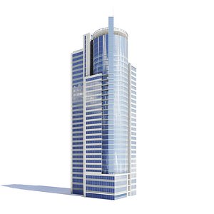 Tall building 3D model - TurboSquid 1517342