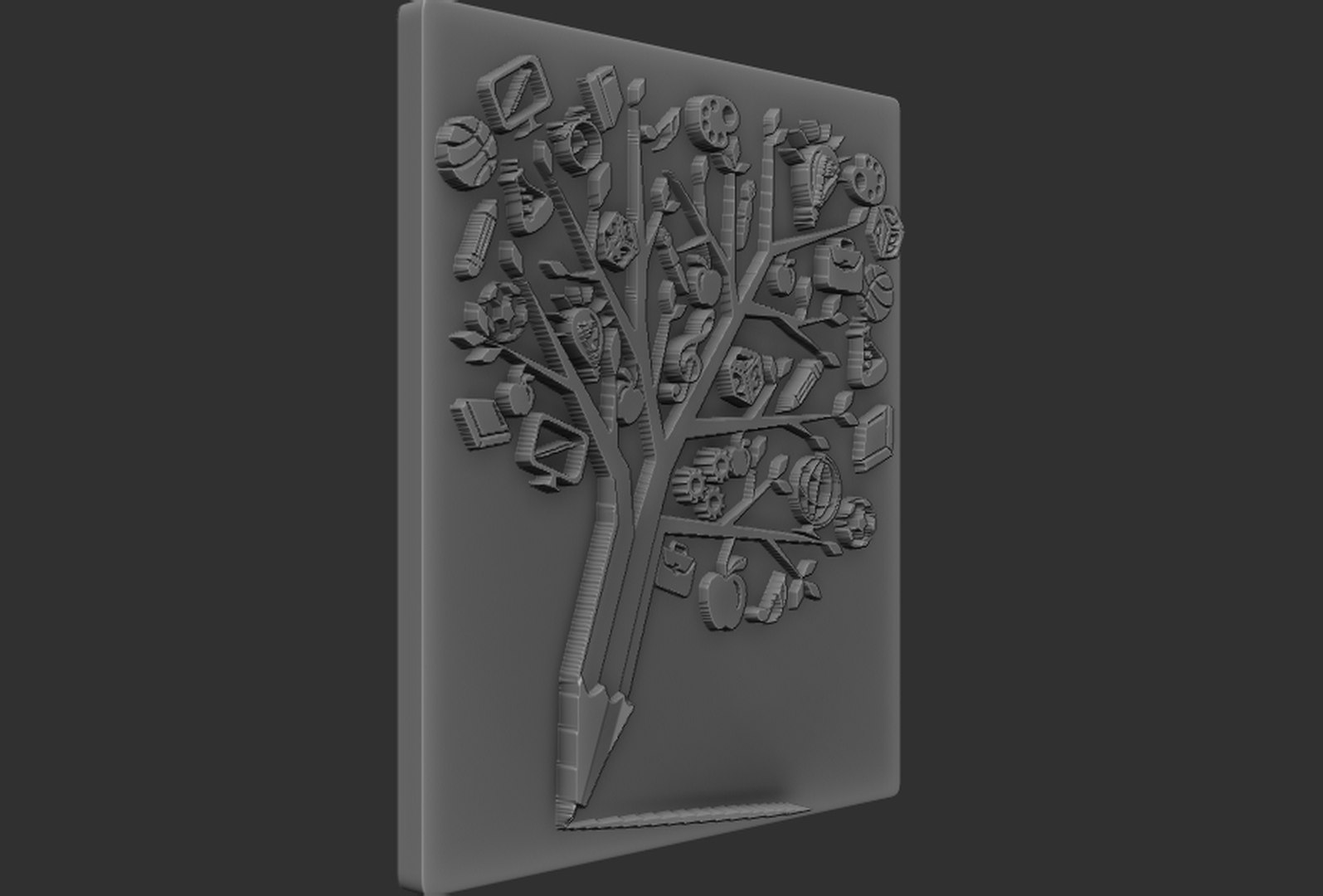 3D model Pen Tree Relief - TurboSquid 1806457