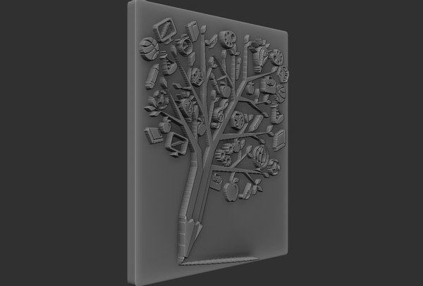 3D model Pen Tree Relief - TurboSquid 1806457