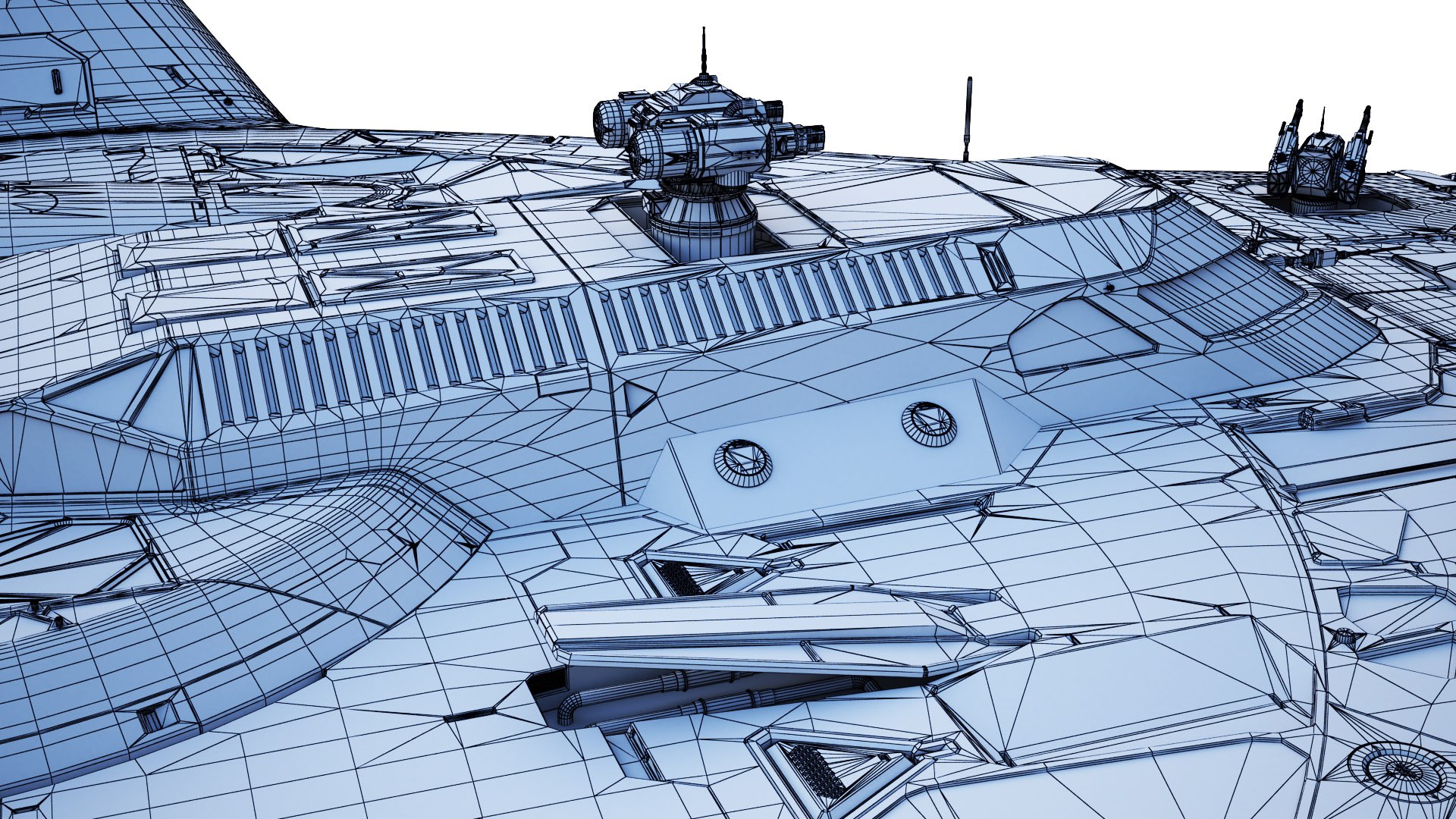 Sci-fi Corvette 3D model - TurboSquid 2048792