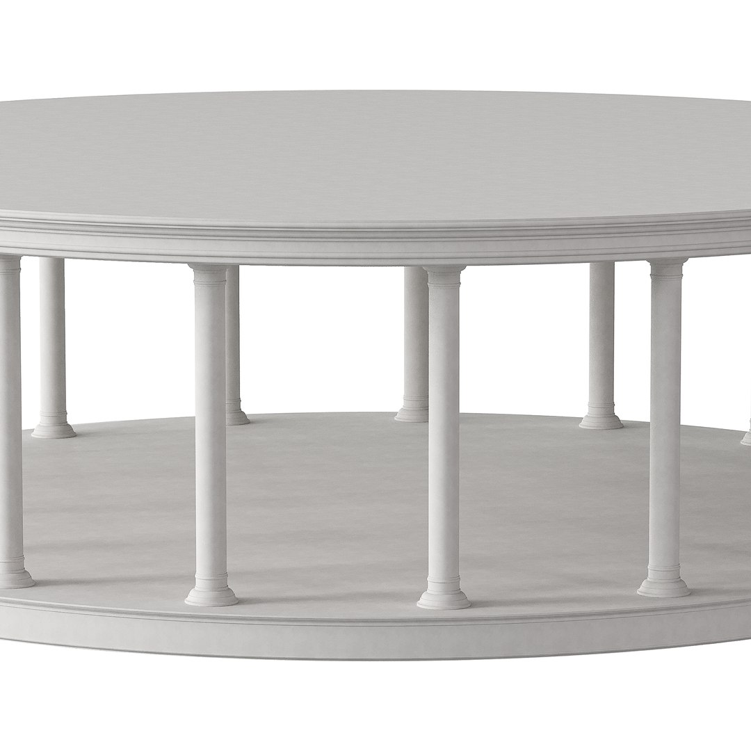 3D Model Rotunda With Classical Column And Elegant Roof Structure ...
