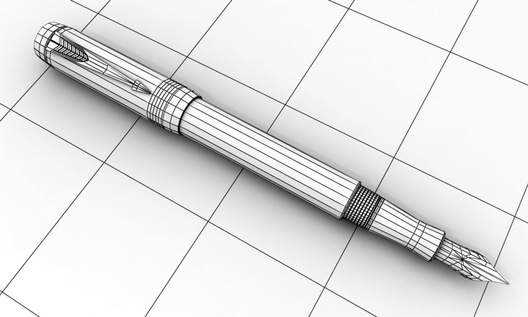 3d Model Fountain Pen