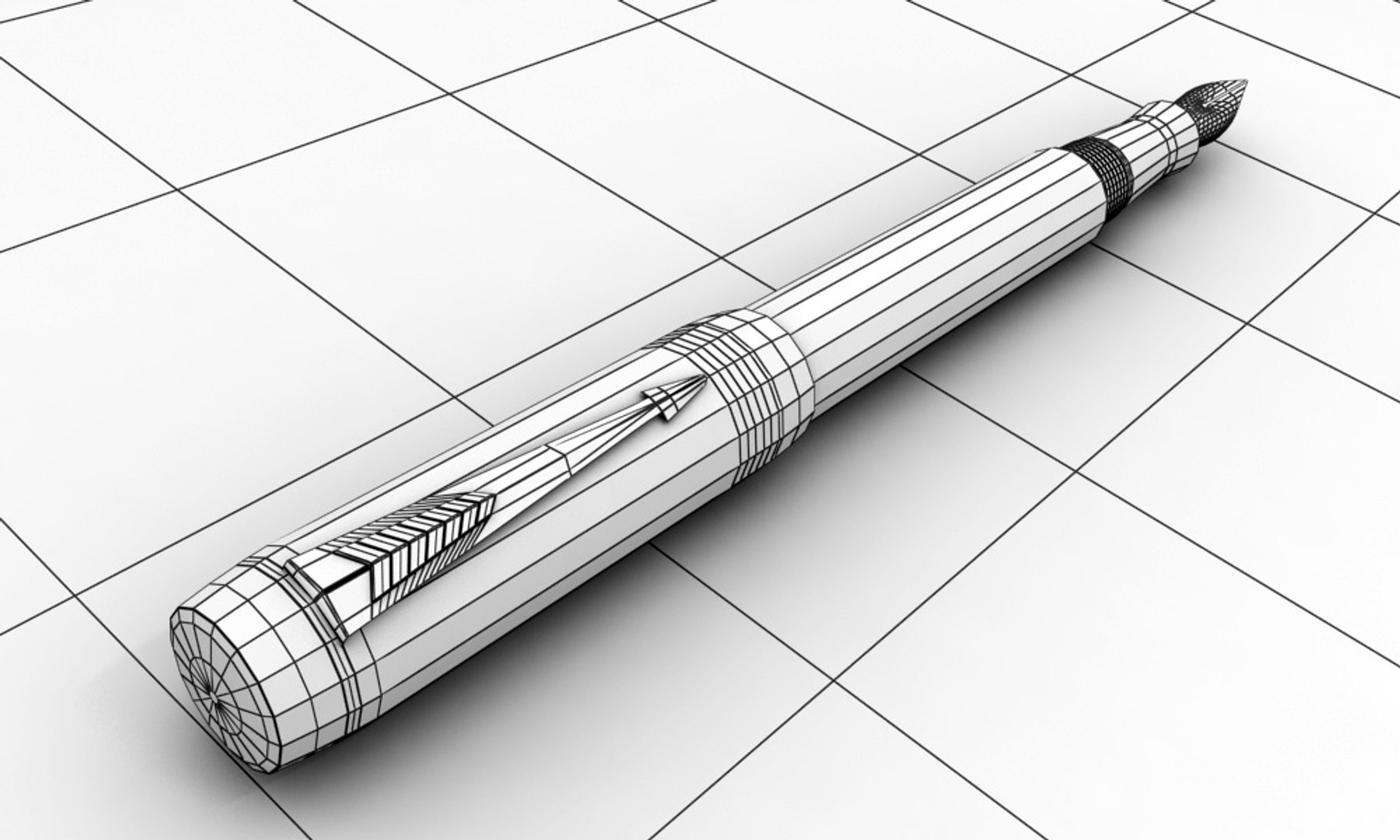 3d Model Fountain Pen