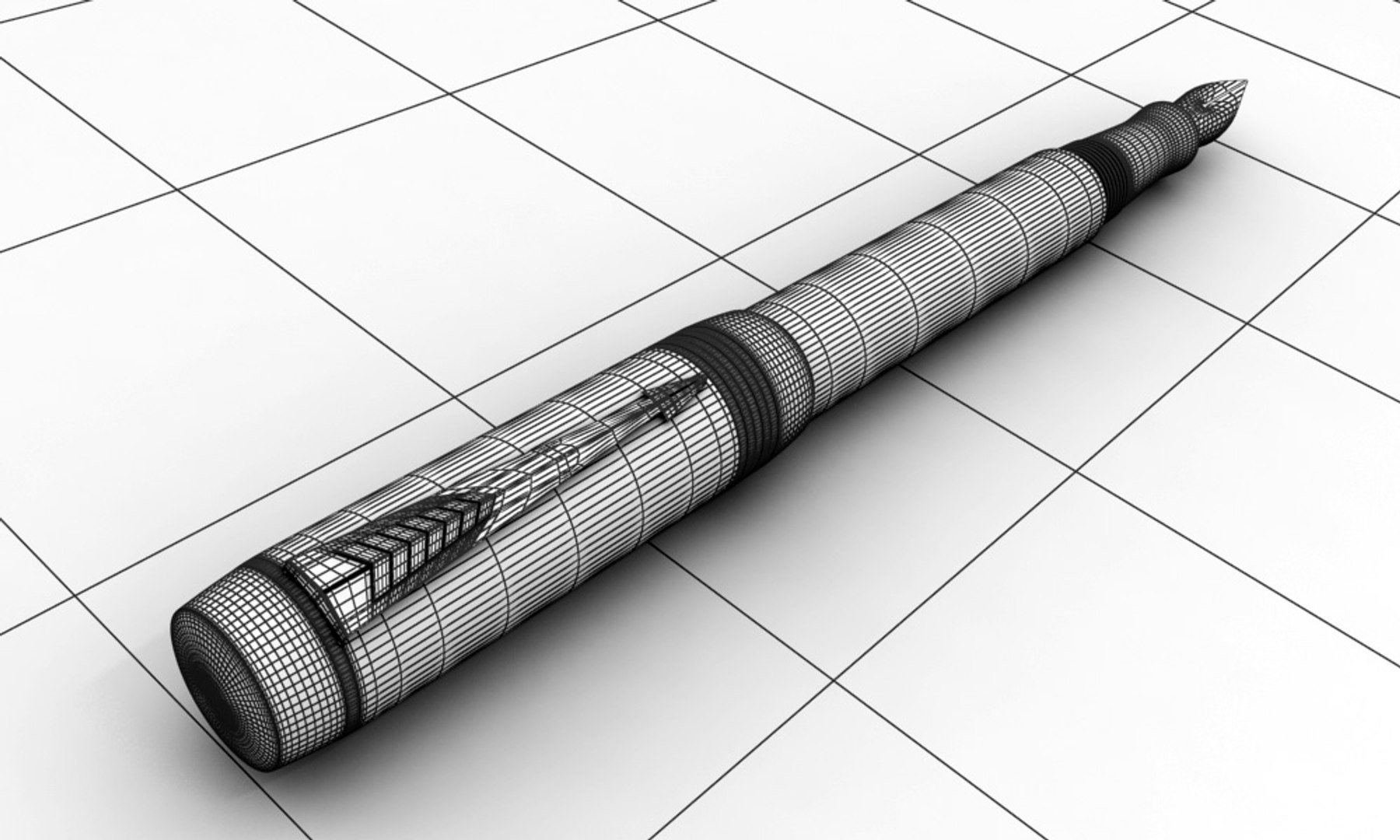 3d Model Fountain Pen