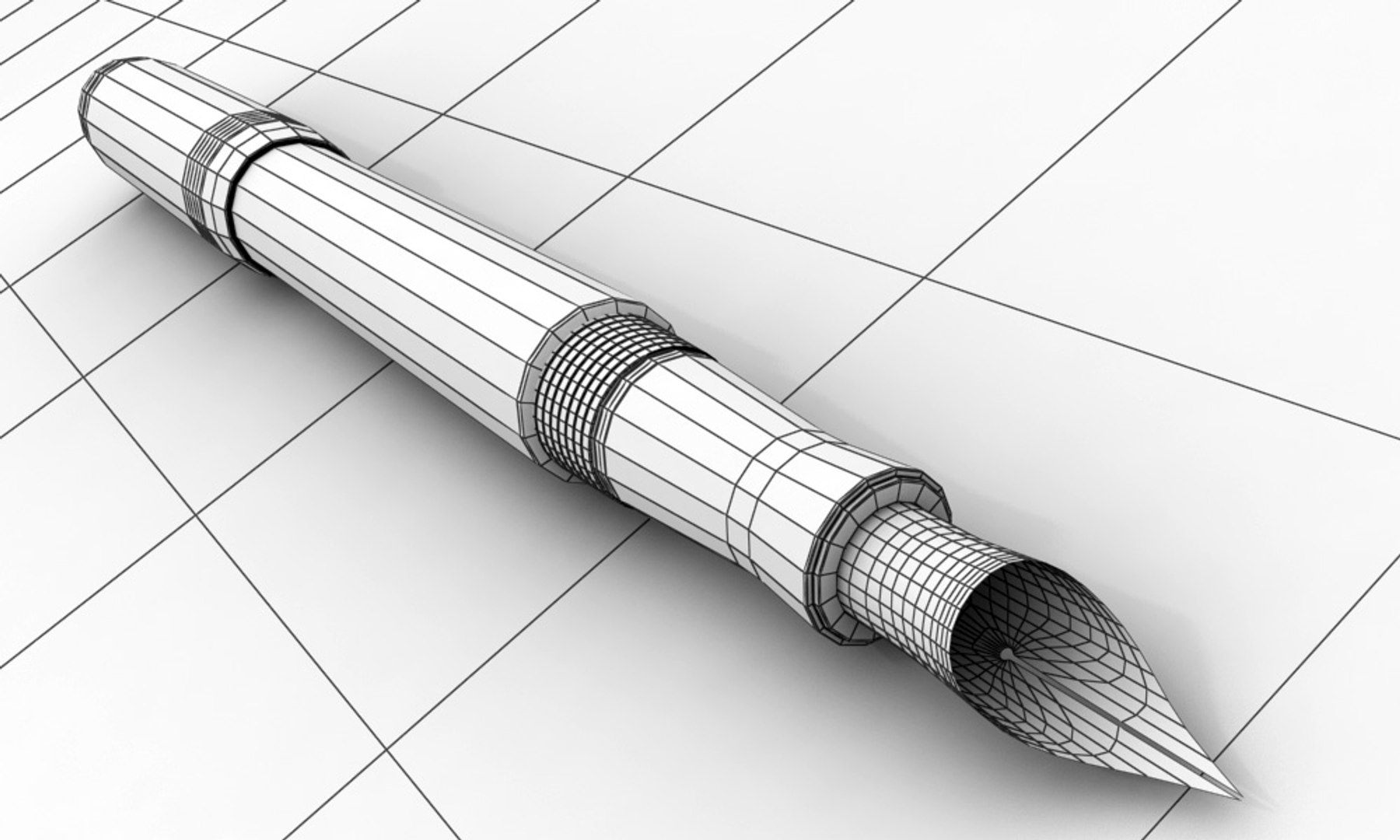 3d Model Fountain Pen