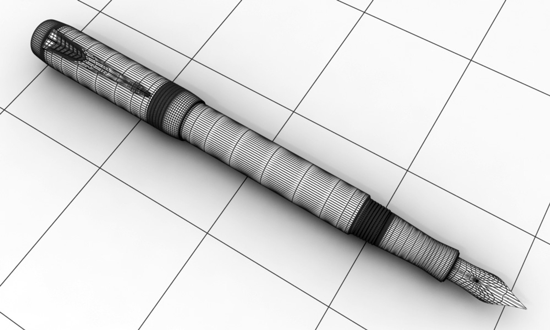 3d Model Fountain Pen