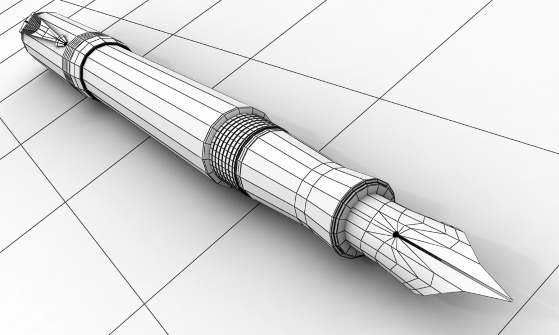 3d Model Fountain Pen