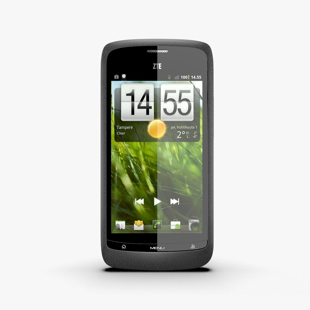 3d 3ds zte blade smartphone