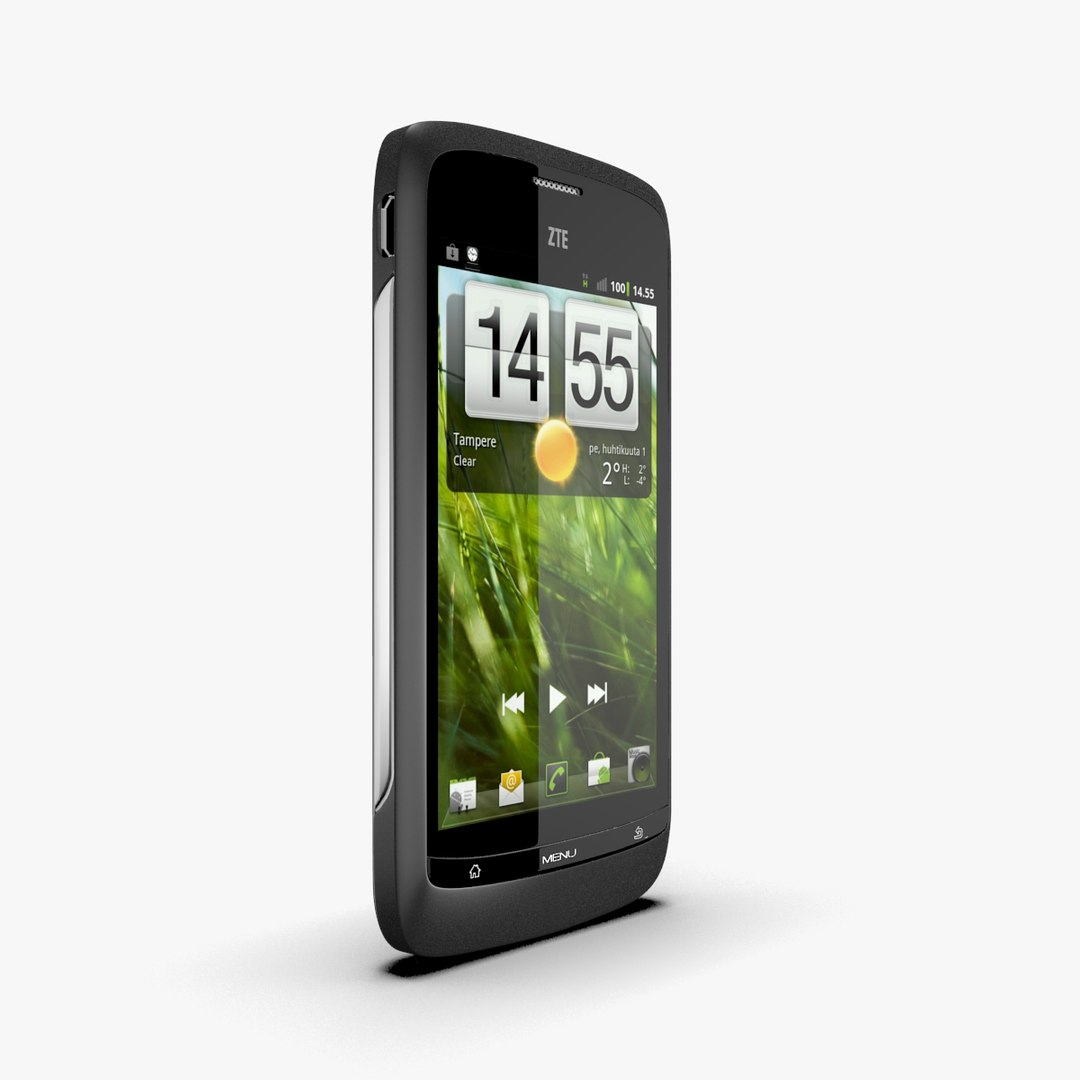 3d 3ds zte blade smartphone