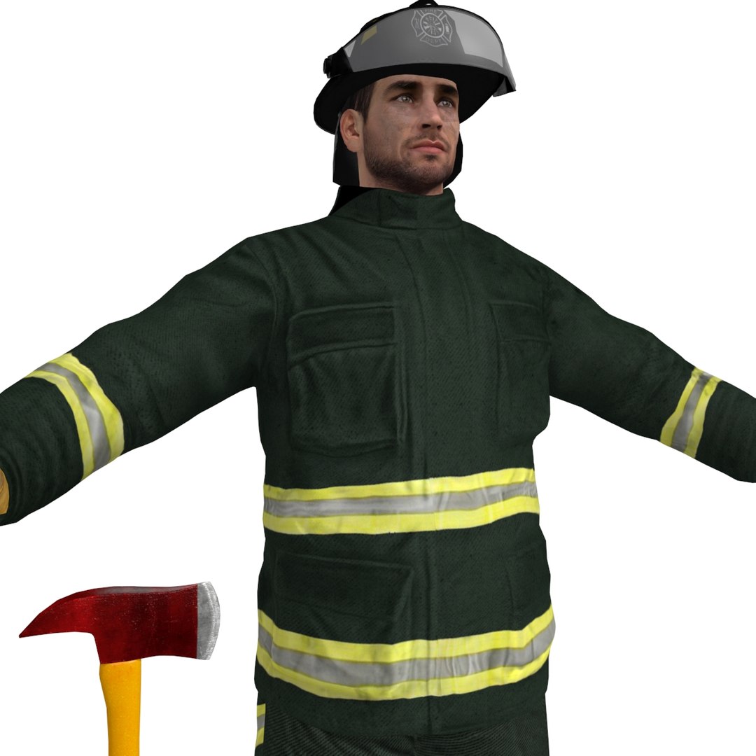 3d Fireman Ready