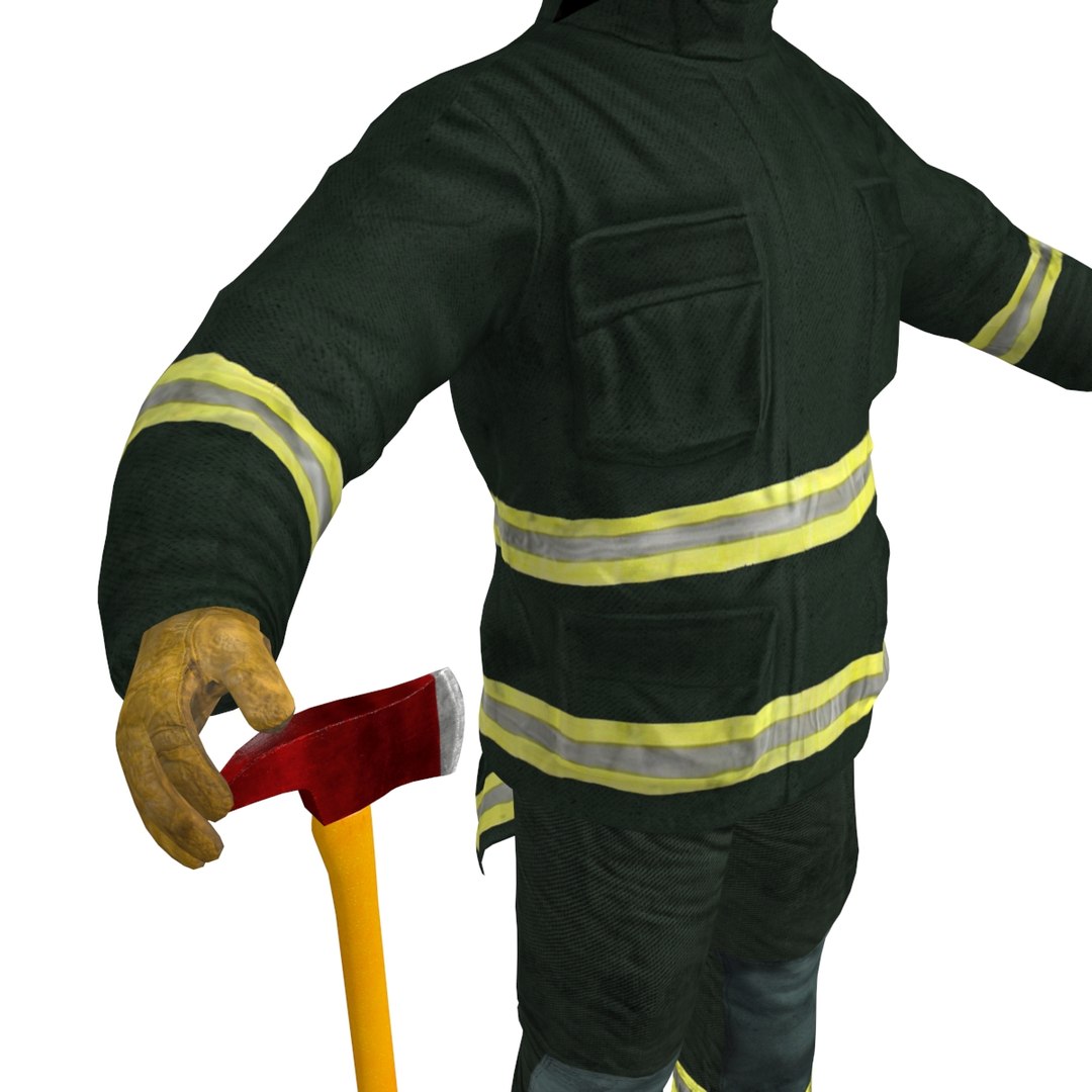 3d Fireman Ready