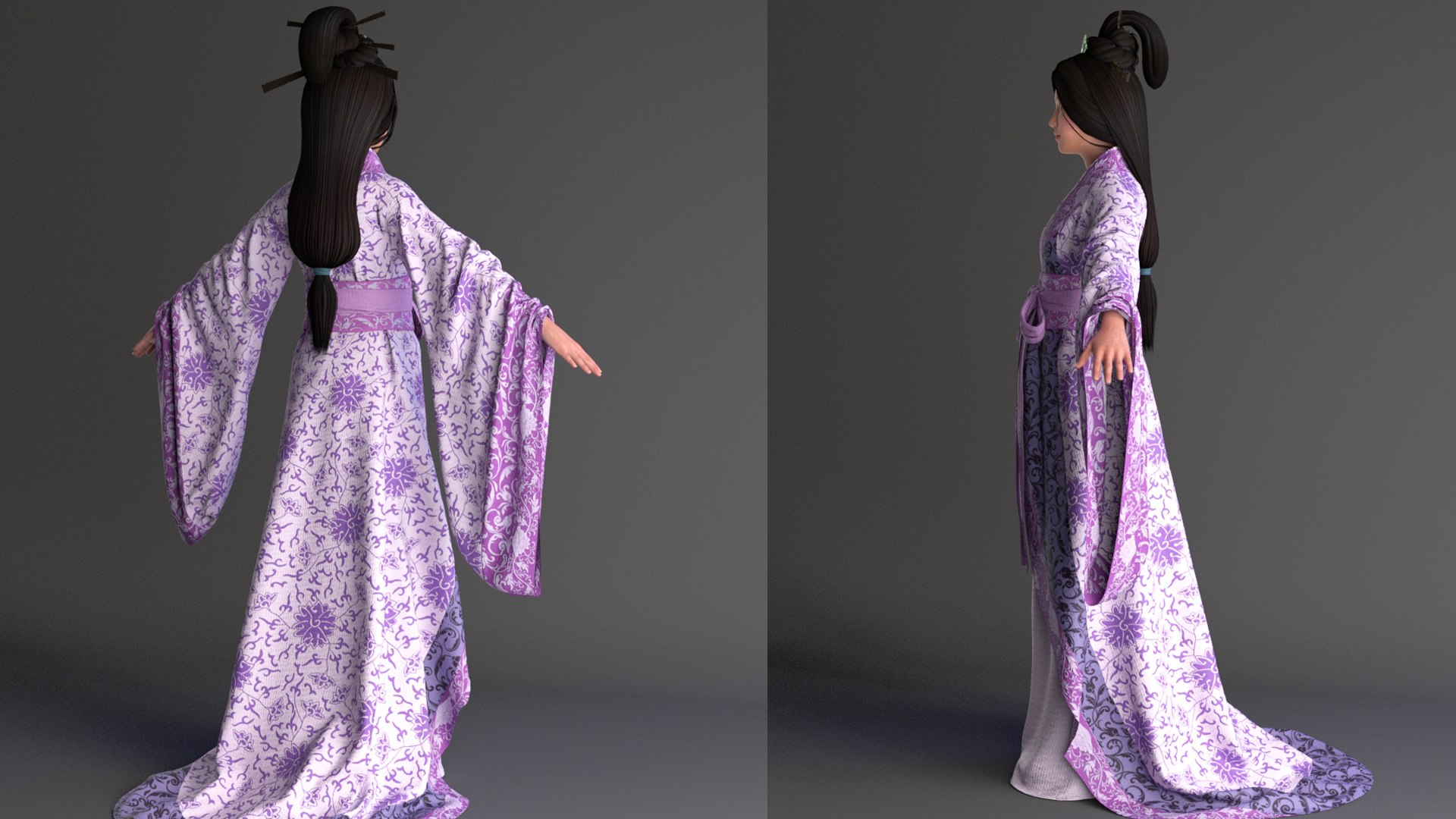 Beauty ancient costume woman girl model - TurboSquid 2028620