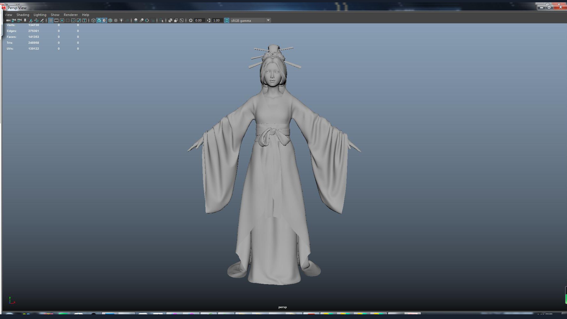 Beauty ancient costume woman girl model - TurboSquid 2028620