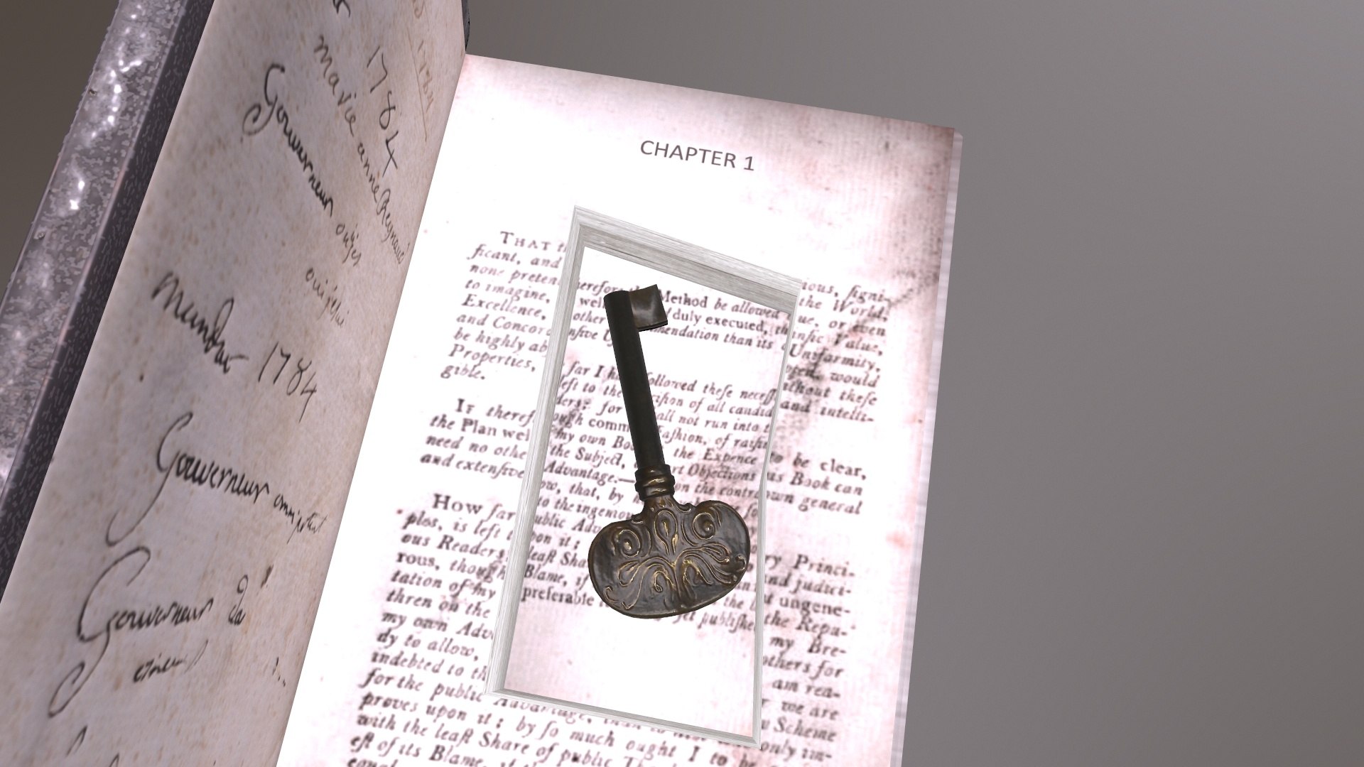 3D Special Book With A Secret - TurboSquid 2007147