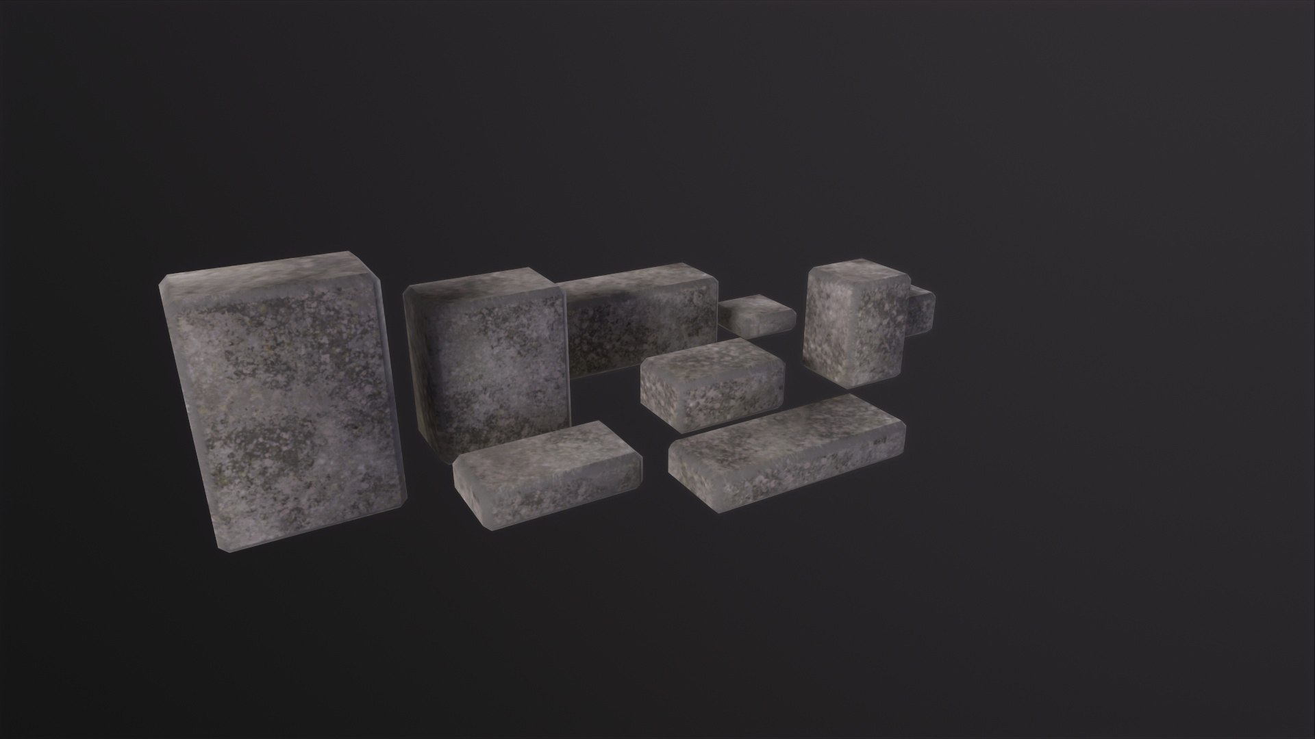 3D Stone Bricks Model - TurboSquid 2118698