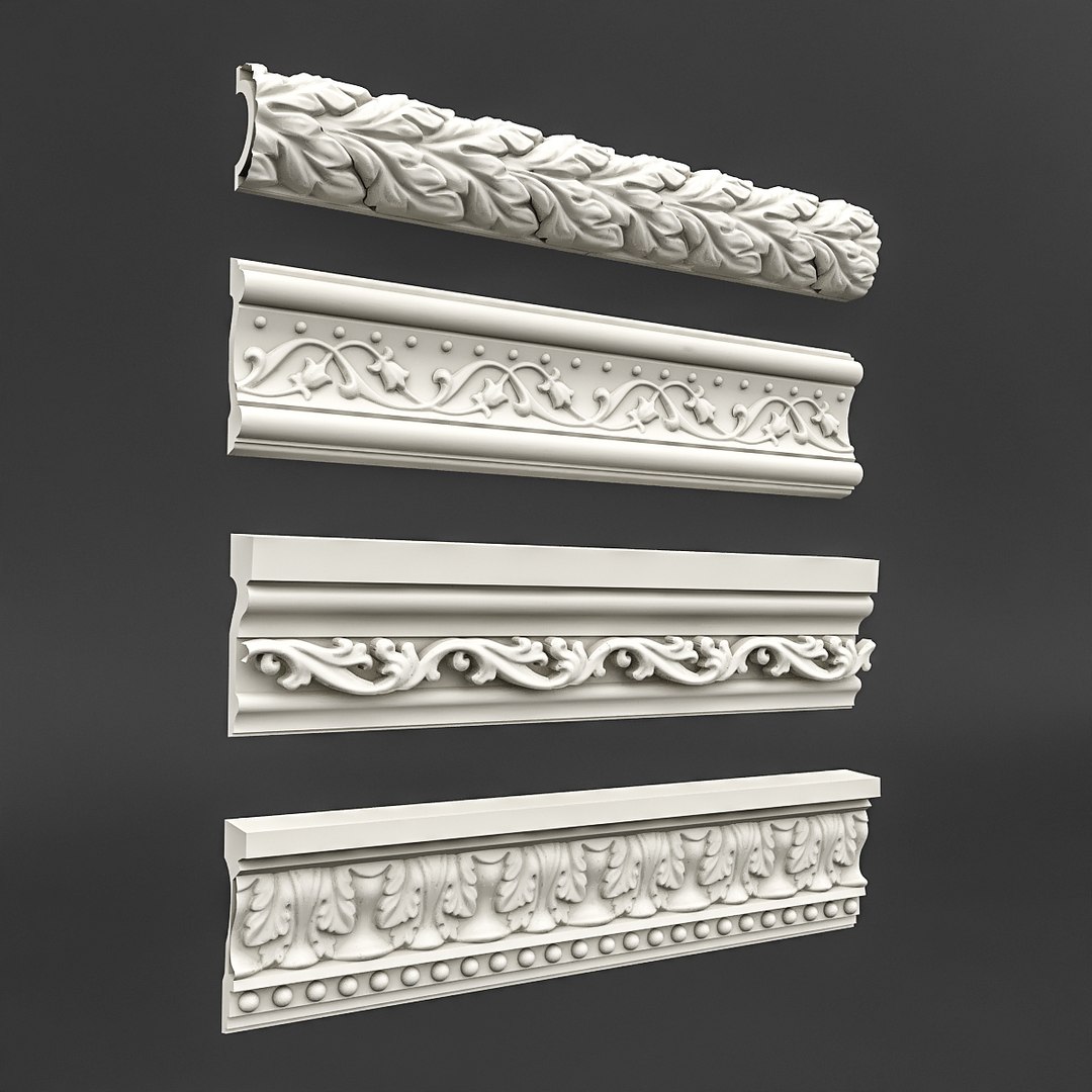 3D Classic Ceiling Pattern 07 - TurboSquid 1517158