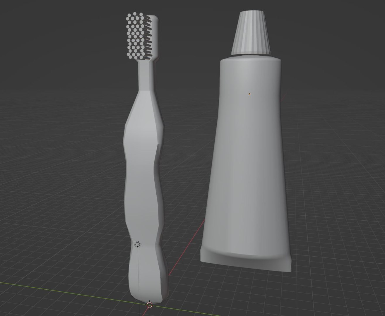 3D model Toothbrush and Toothpaste - TurboSquid 2110761