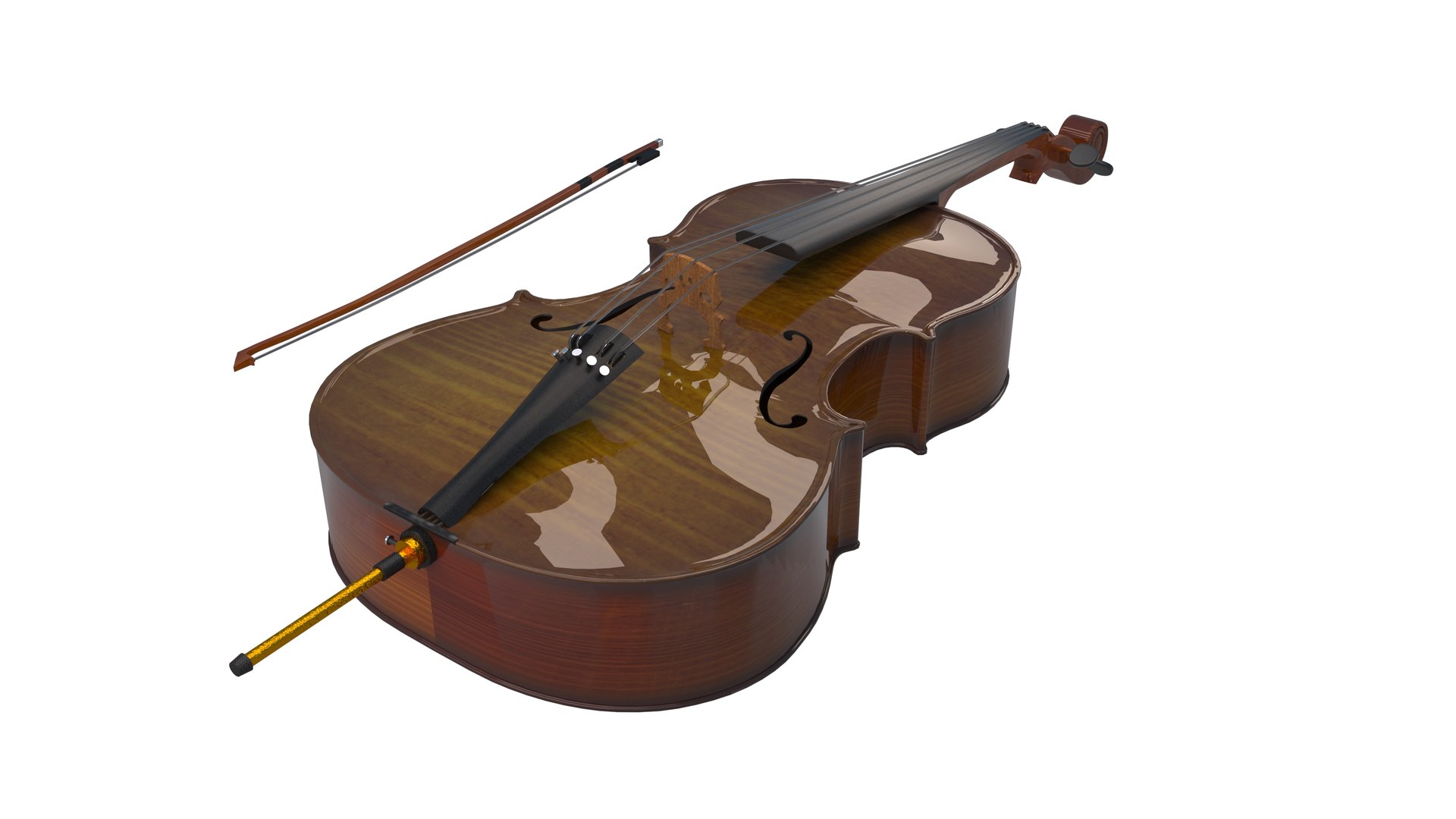 3D model Cello and Harp Instrument - TurboSquid 2044280