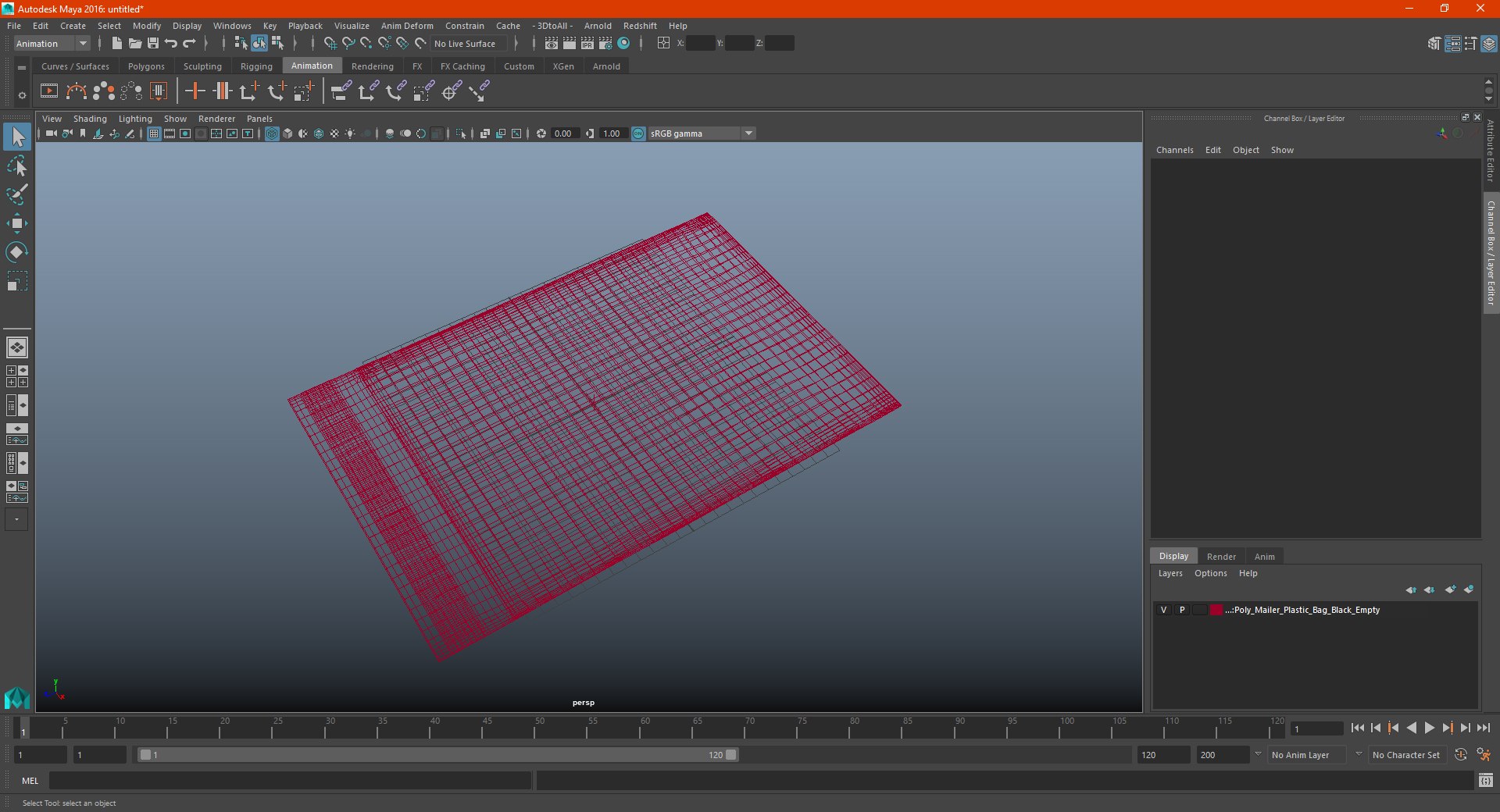 3D Poly Mailer Plastic Bag Silver Empty - TurboSquid 1875649