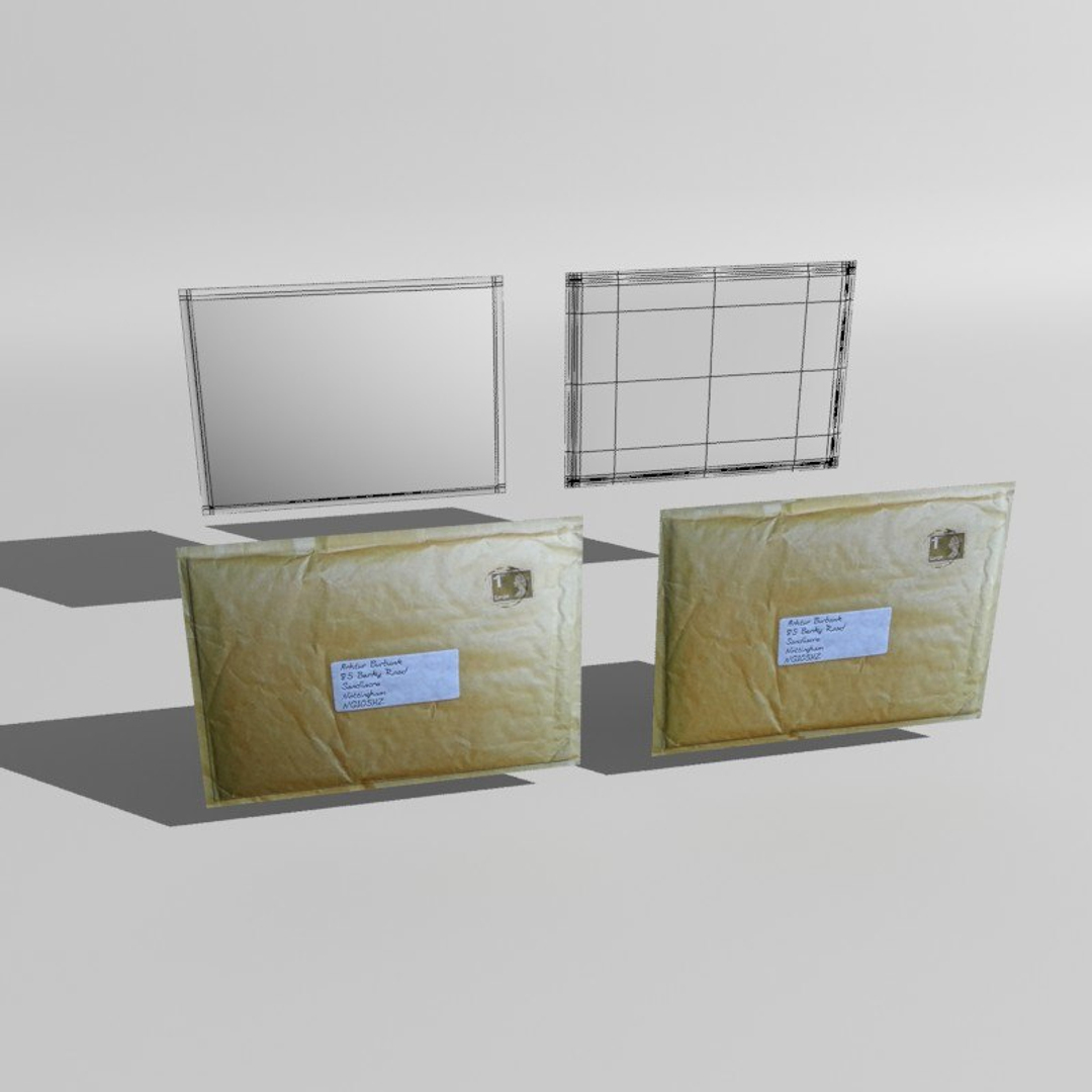 Envelope 3d Model