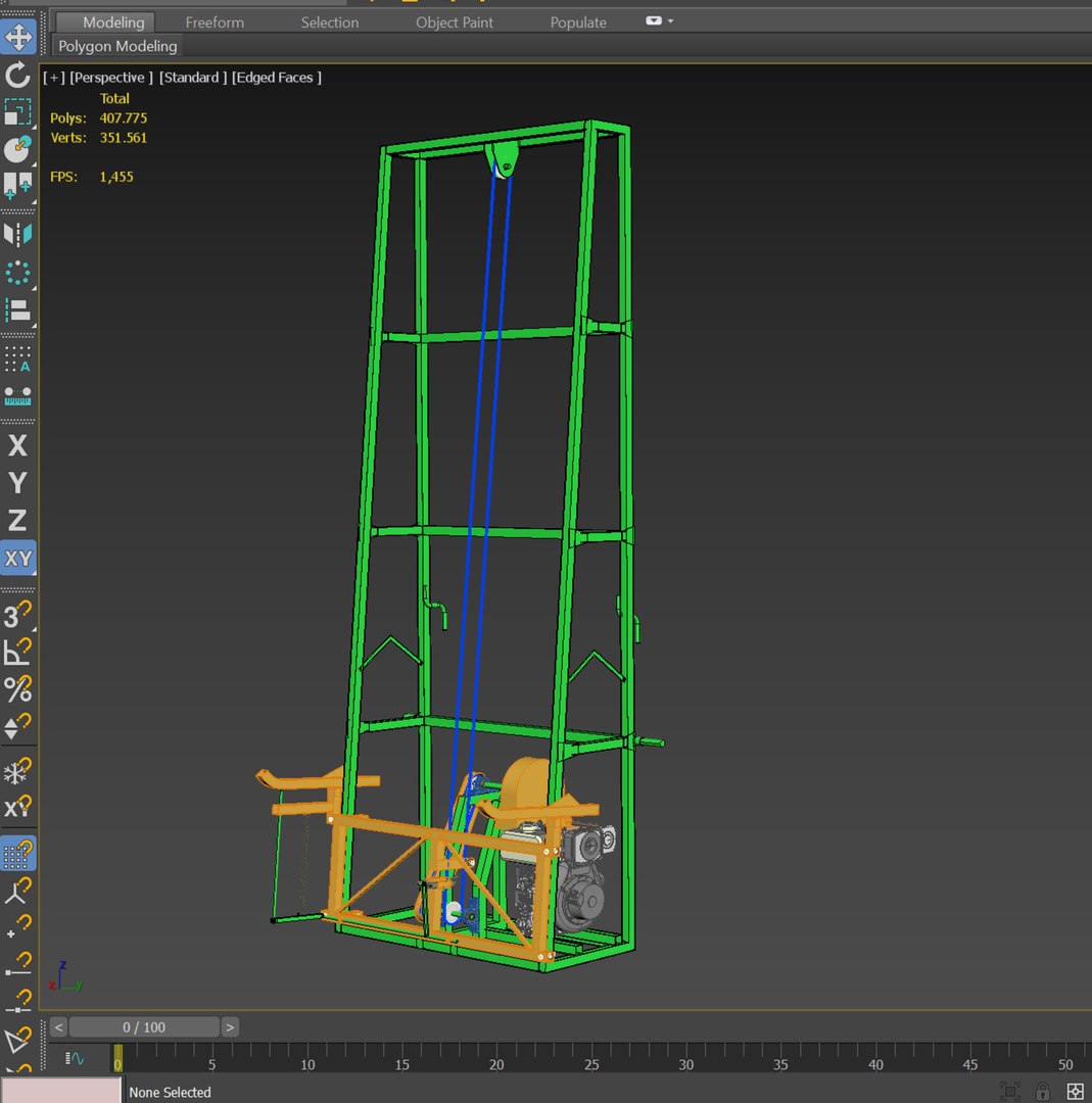 3D SUGARCANE LOADER LIFTER LIFTING MACHINE TRANSPORTING TO THE TRUCK ...