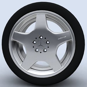 3d Model Amg Wheel Rim